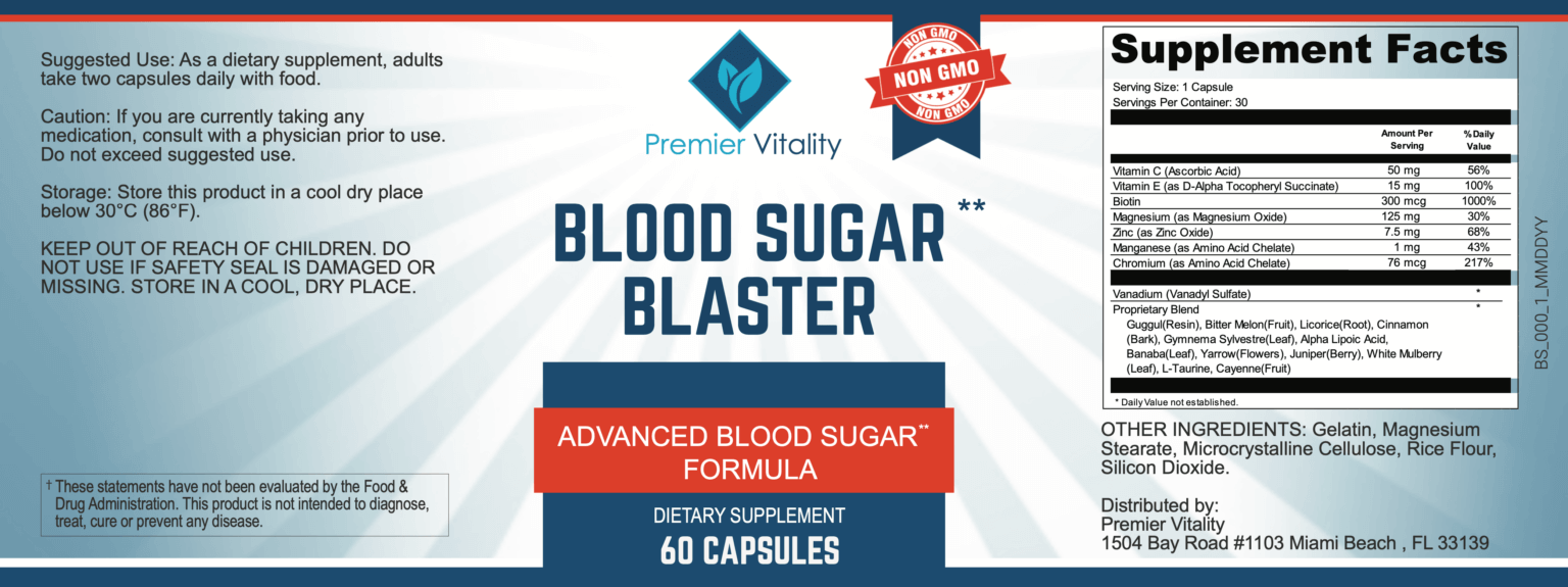 Blood Sugar Blaster - Premier Vitality
